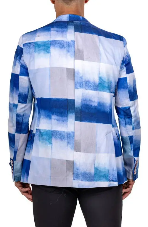 MACEOO Unconstructed Patchwork Blazer