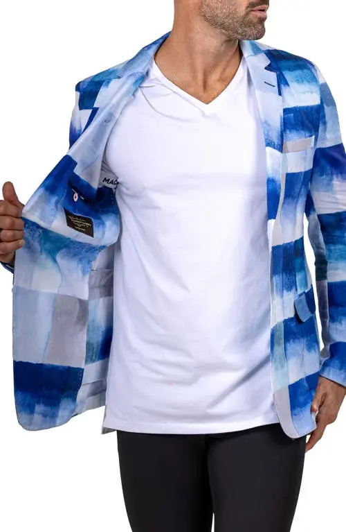 MACEOO Unconstructed Patchwork Blazer