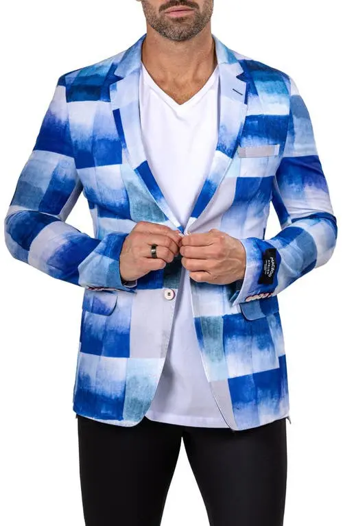 MACEOO Unconstructed Patchwork Blazer