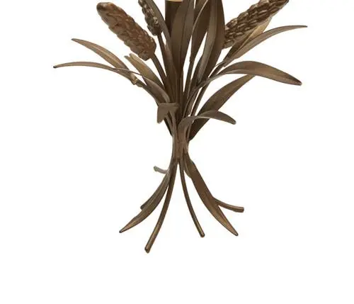 GALLERIE II Wheat Metal Candle Holder