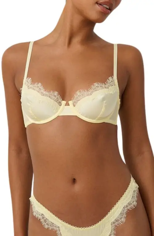 KAT THE LABEL Sorrento Limencello Underwire Bra - Limoncello