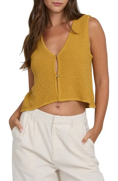 BILLABONG Knit Sweater Tank - Wild Honey