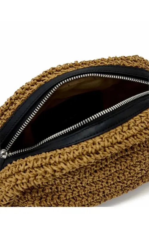 ALLSAINTS Arc Raffia Crossbody Bag