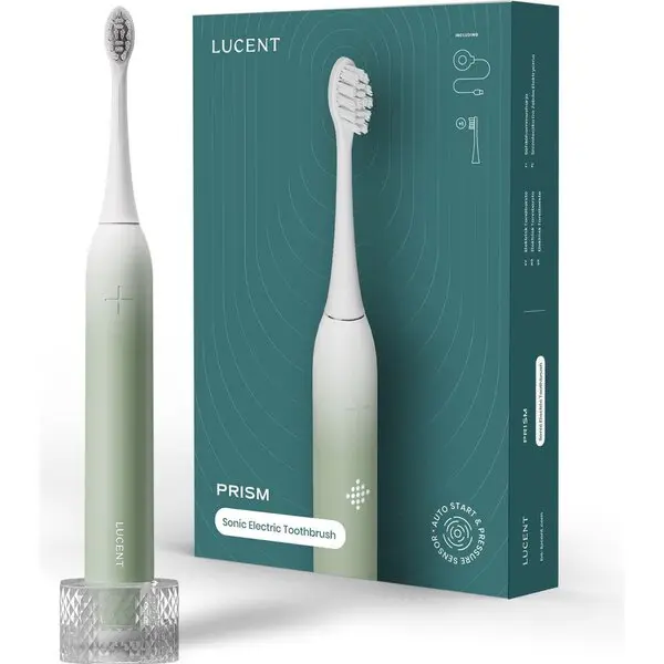 LUCENT Prism Sonic Electric Toothbrush - Mint Green
