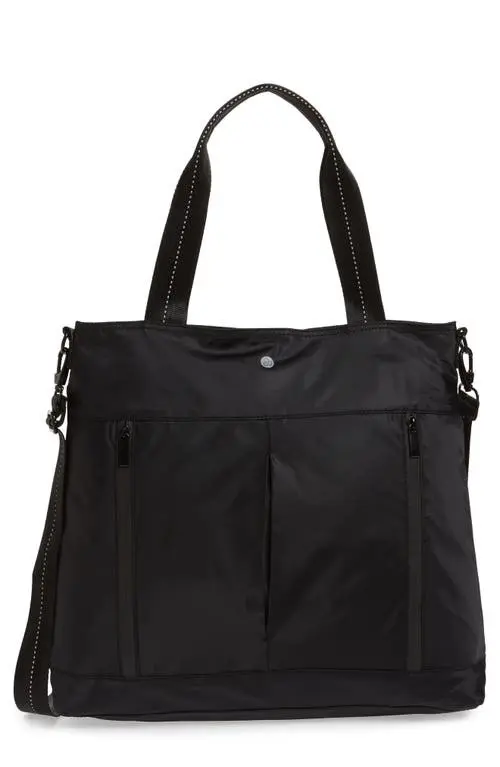 Zella Reflective Nylon Tote Bag - Black