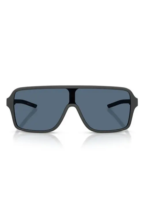 SCUDERIA FERRARI 132mm Rectangular Sunglasses - Matte Dark Grey/dark Blue