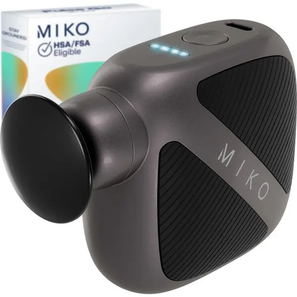 MIKO Pulse Go Pocket Massage Gun For Targeted Muscle Relief - Black