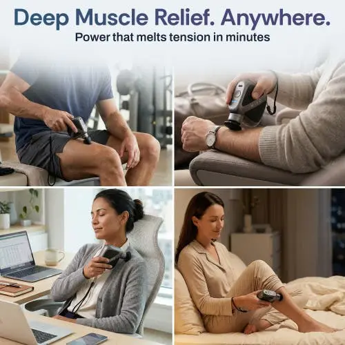 MIKO Pulse Go Pocket Massage Gun For Targeted Muscle Relief