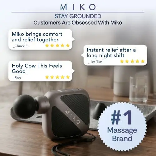 MIKO Pulse Go Pocket Massage Gun For Targeted Muscle Relief