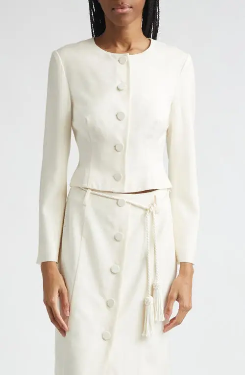Posse Elspeth Wool Jacket - Cream