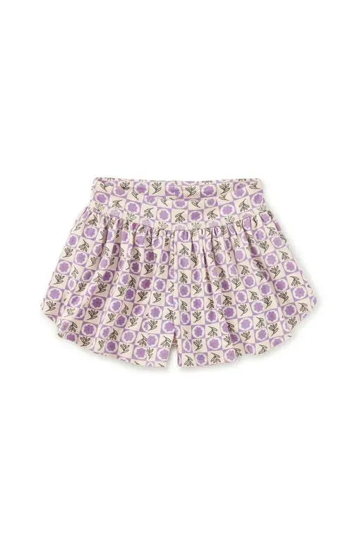 TEA COLLECTION Sporty Petal Shorts - Tile Floral