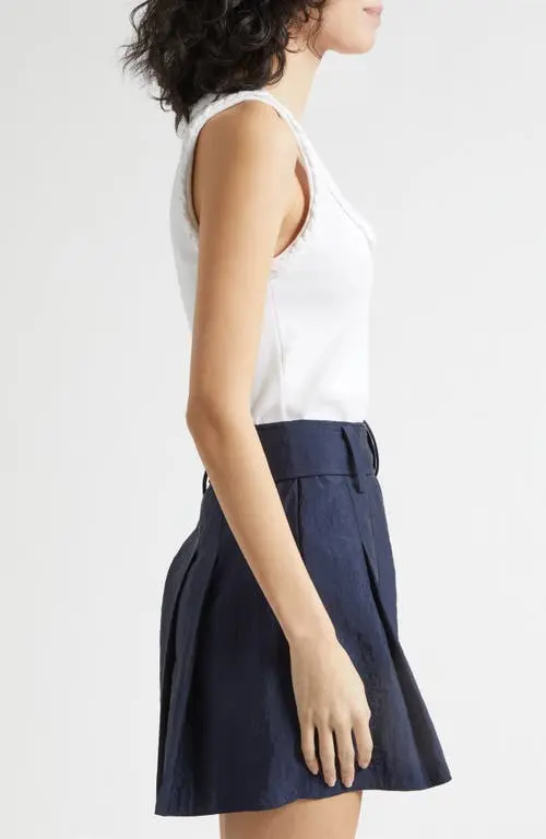Cinq À Sept Braid Accent Tank