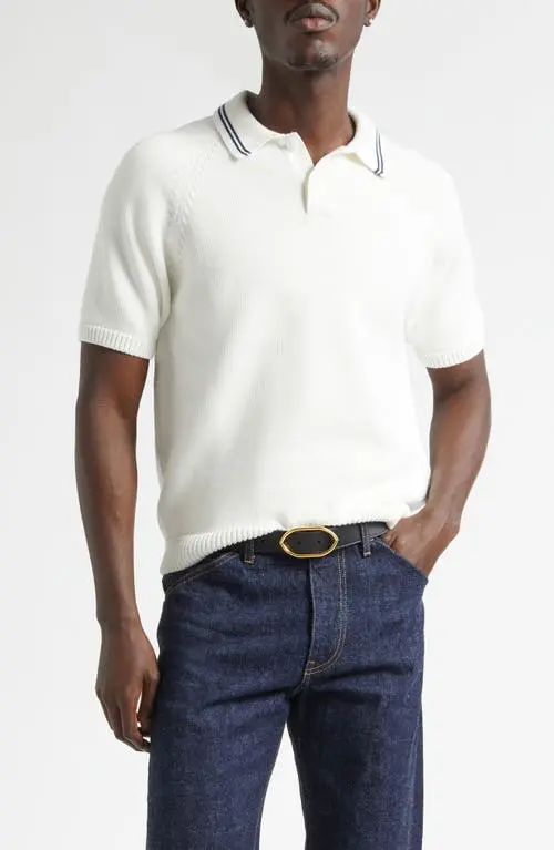 NOAH Cotton Polo Sweater
