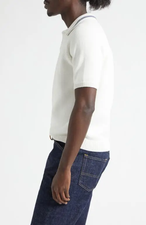 NOAH Cotton Polo Sweater