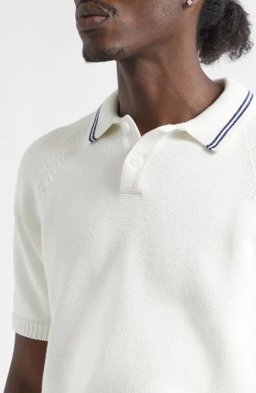NOAH Cotton Polo Sweater