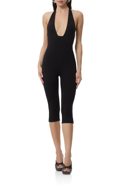 AFRM Lilibet Crop Jumpsuit - Noir