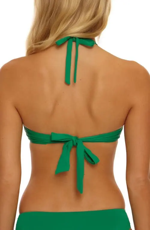 ISABELLA ROSE Crystal Cove Bandeau Halter Bikini Top