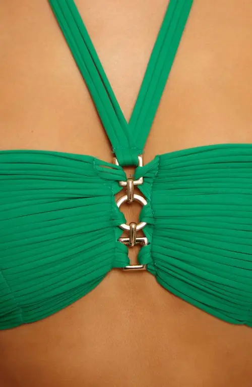 ISABELLA ROSE Crystal Cove Bandeau Halter Bikini Top