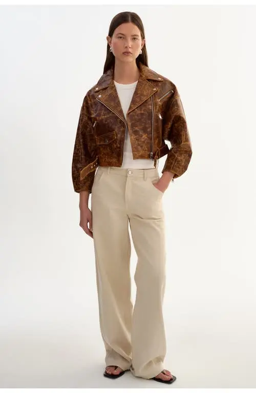 LAMARQUE Vinnie Leather Biker Jacket