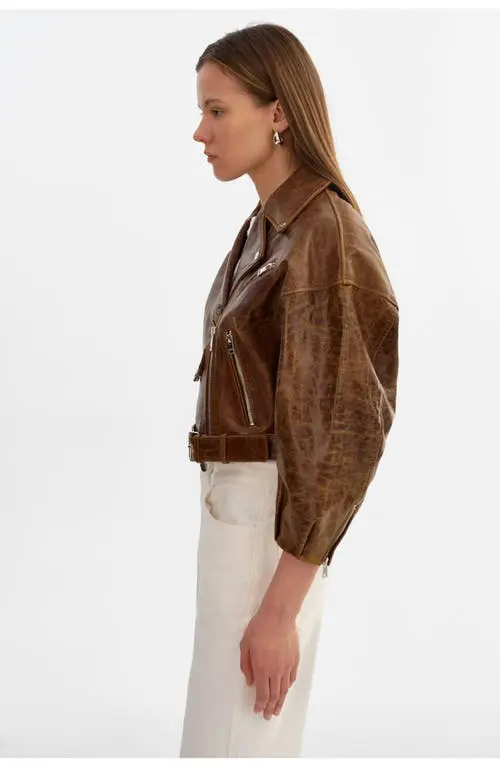 LAMARQUE Vinnie Leather Biker Jacket