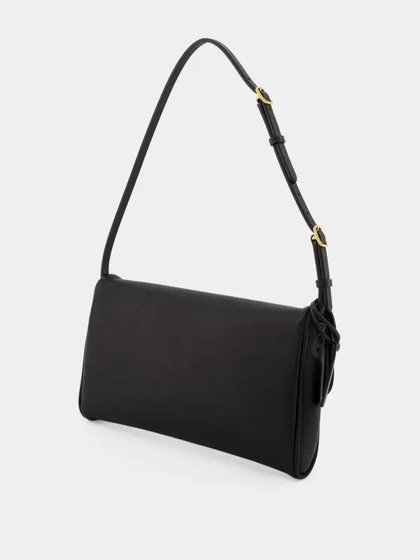 Valentino Garavani Small Nappa Leather Shoulder Bag - Black