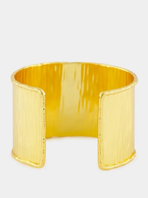 Sylvia Toledano Empire Quartz And Cornelian Cuff Bracelet