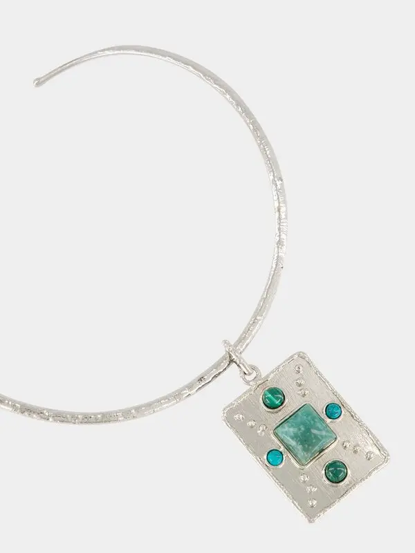 Sylvia Toledano Shield Pendant Necklace