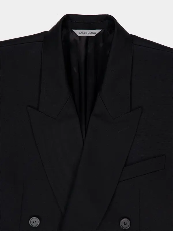 Balenciaga Double-breasted Wool Blazer