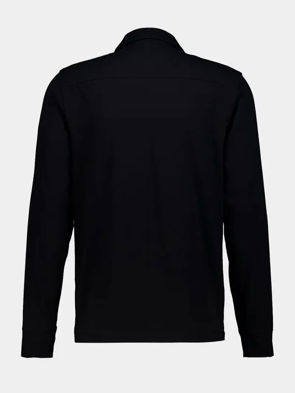 JAMES PERSE Clean Finish Cotton Jersey Shirt