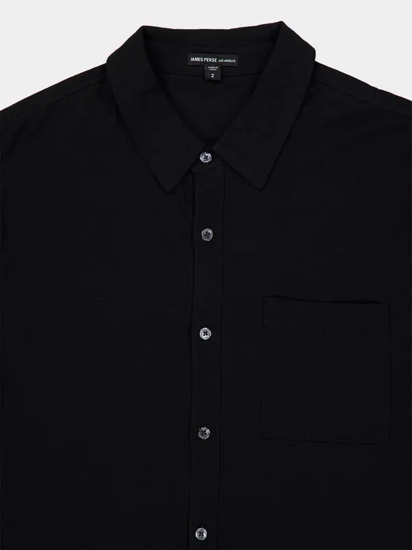 JAMES PERSE Clean Finish Cotton Jersey Shirt
