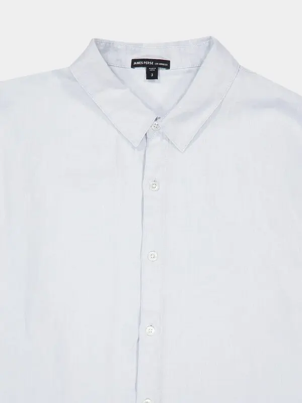 JAMES PERSE Light Classic Linen Shirt - Blue
