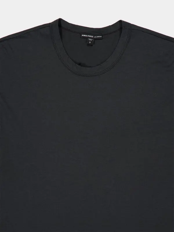 JAMES PERSE Carbon Luxe Lotus Cotton T-shirt - Black