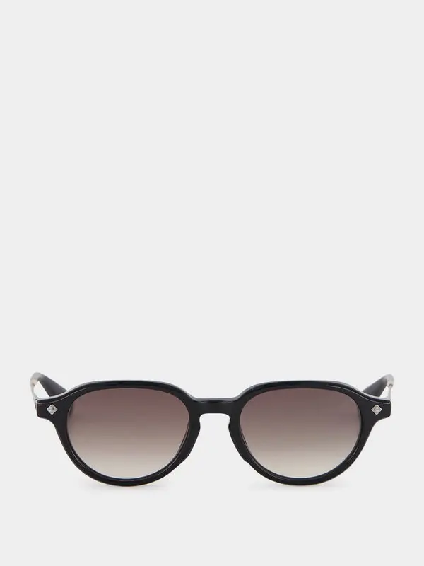 LUNETTERIE GÉNÉRALE Après-ski Round Sunglasses - Black