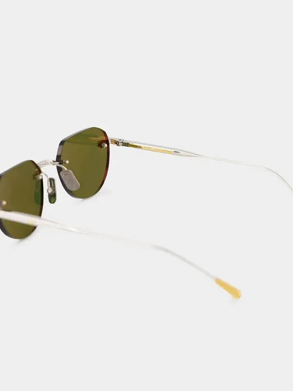 LUNETTERIE GÉNÉRALE Grand Prix Rimless Sunglasses