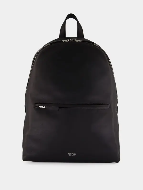 TOM FORD Calf Leather Backpack - Black