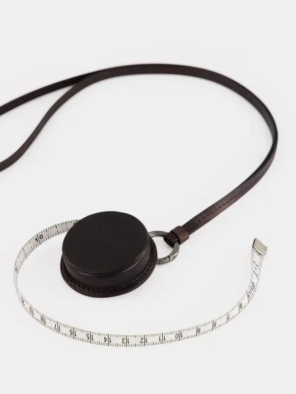 LEMAIRE Ristretto Molded Leather Tape Necklace