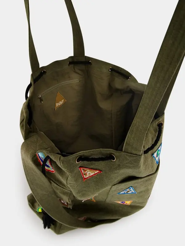 BAZISZT Scout Cotton Embroidered Tote Bag