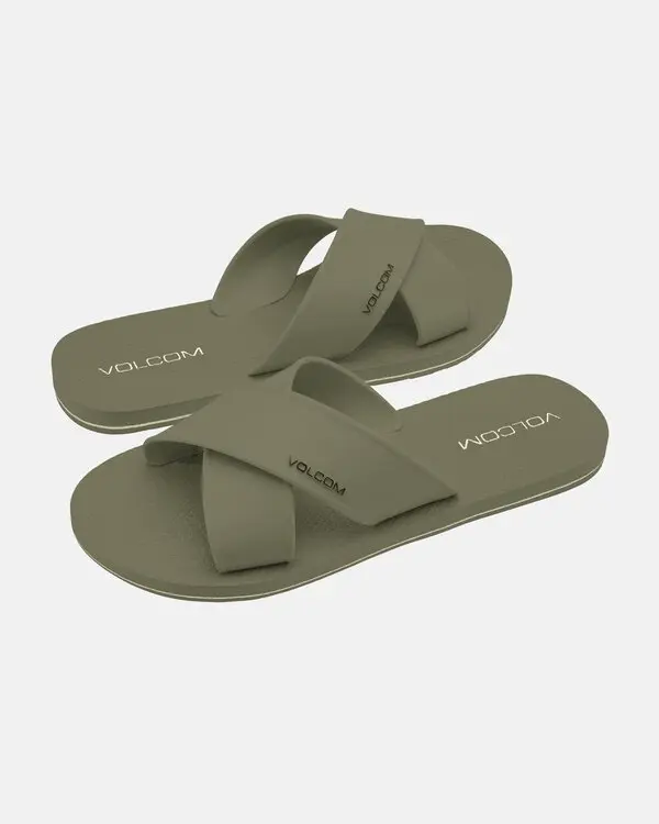 Volcom Motion Strap Sandals - Olive