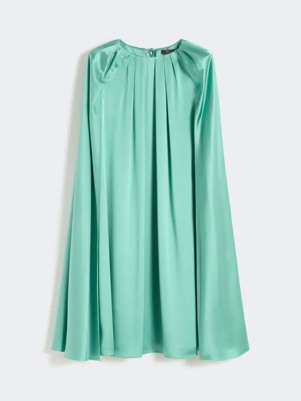 Max Mara Heavy Silk Satin A-line Dress