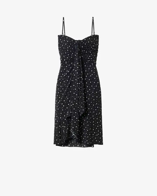 Isabel Marant Gemma Dress - Black/ecru