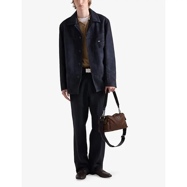 Prada Explore Re-nylon Woven Belt Bag - Brown