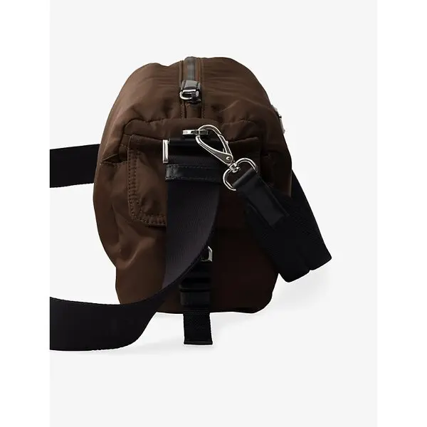 Prada Explore Re-nylon Woven Belt Bag - Brown