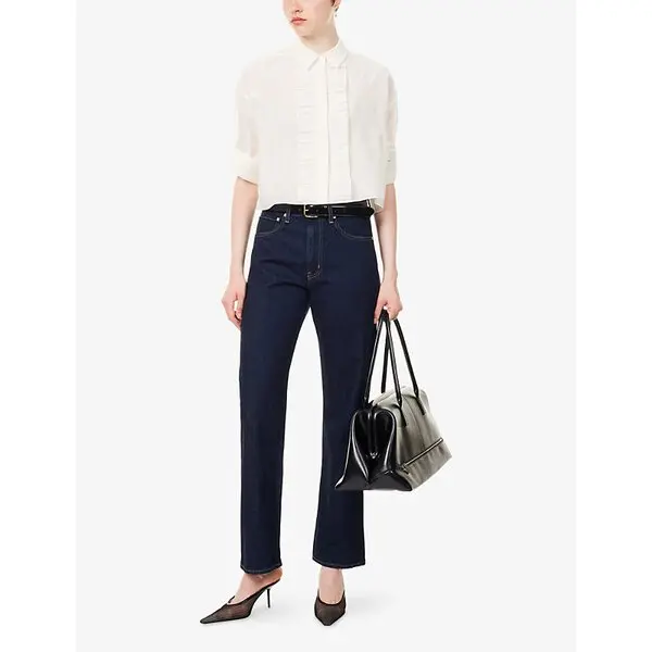 TWP Ruffled Cotton Shirt