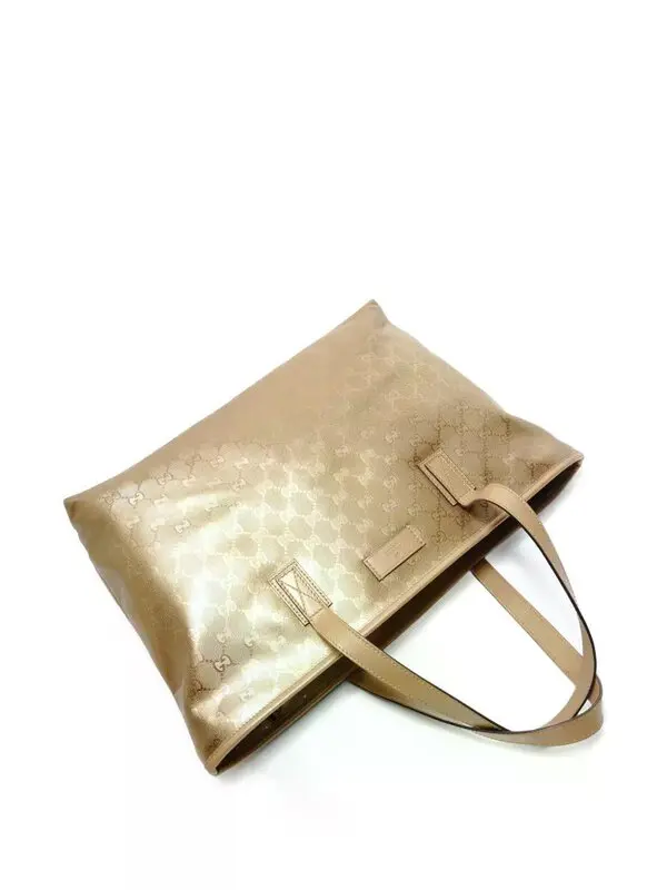 Gucci Gg Imprime Tote Bag - Gold