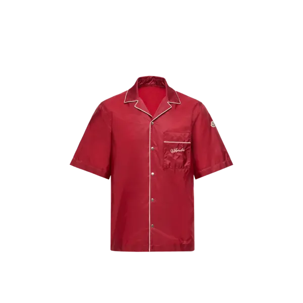 Moncler Embroide Logo Short Sleeve Shirt