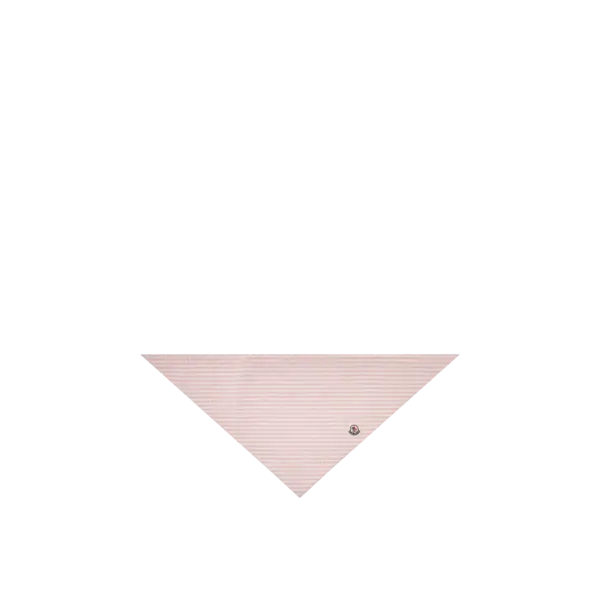 Moncler Padded Cotton Blend Vichy Scarf - Pink