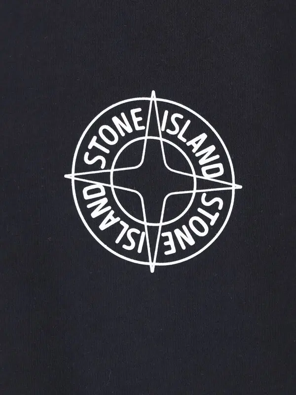 Stone Island Outline Compass Sweatshirt - Black