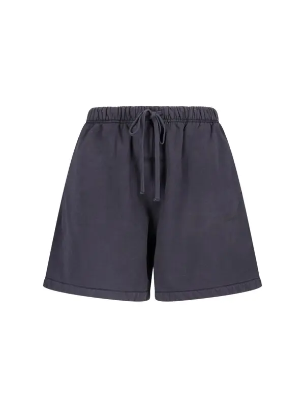 Fear Of God Sport Shorts With Logo - Black