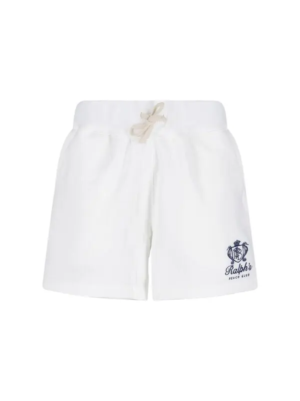 Fear Of God Sport Shorts With Logo - White