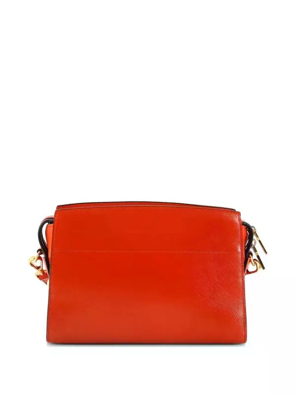 Prada Bibliotheque Saffiano Leather Crossbody Bag